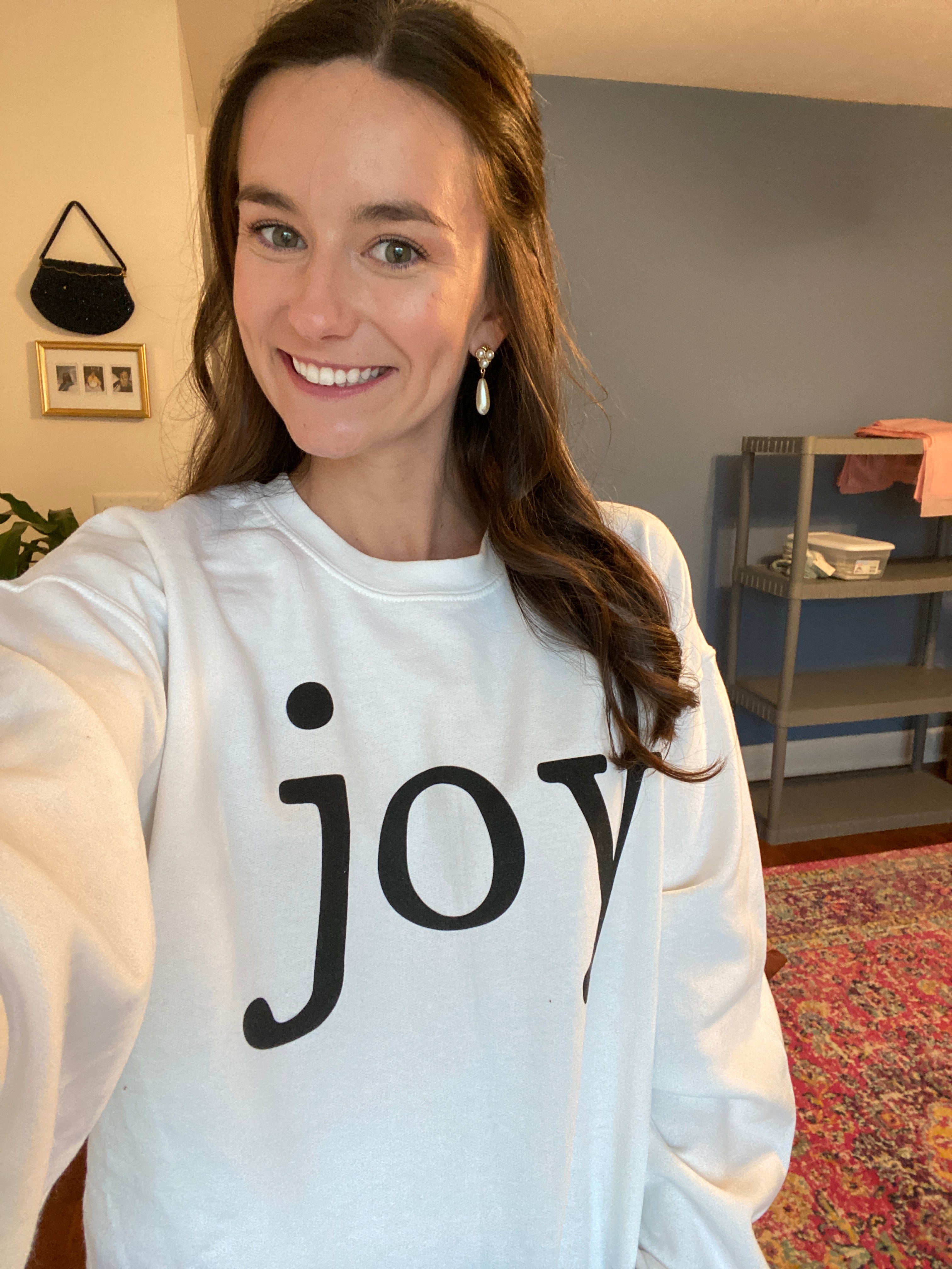 Joy Crew | Tan and White – AGM Designs